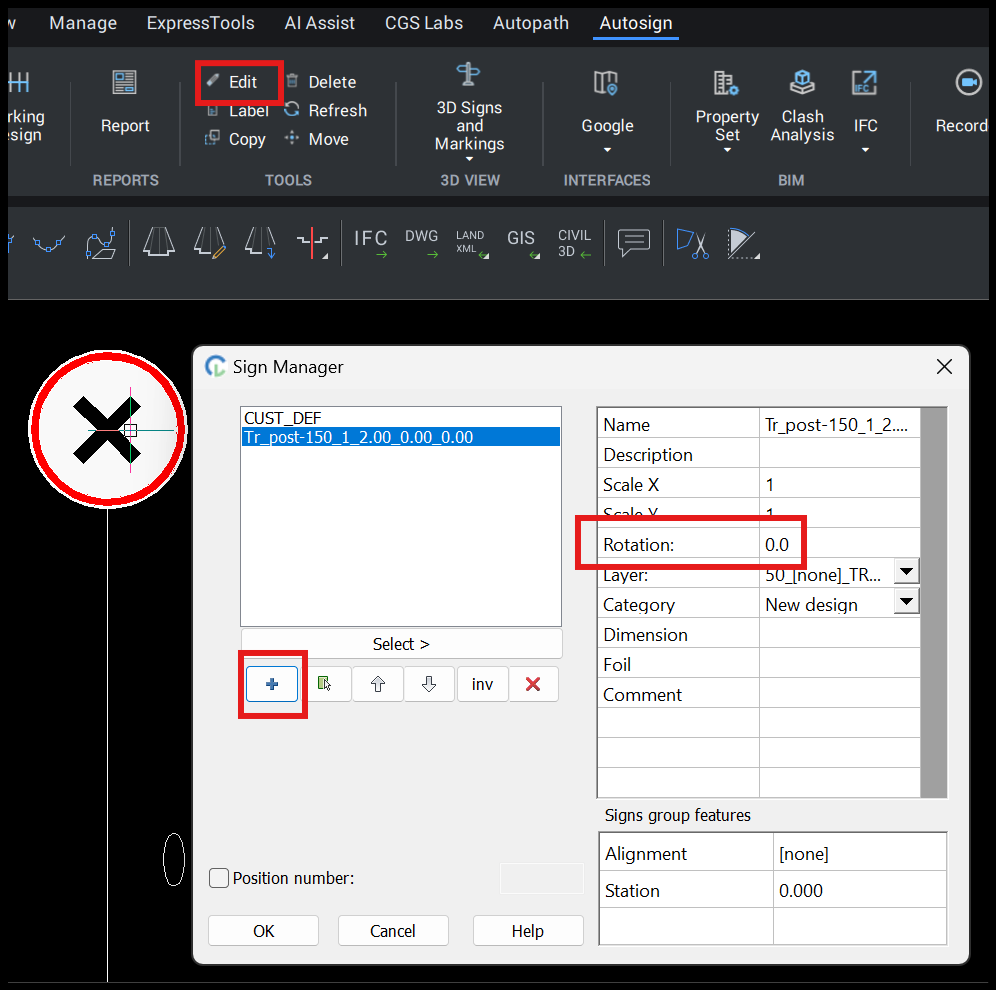 Autosign Vertical Signs - Multiple traffic signs on one post and also ...